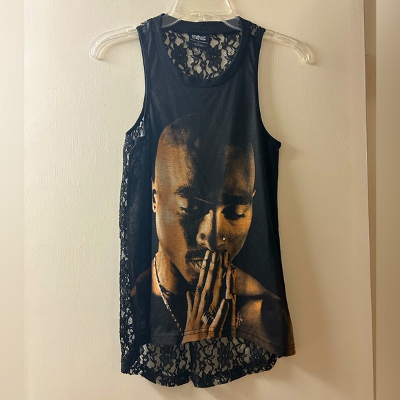 Tops | Tupac Shakur Laceback Tank | Poshmark